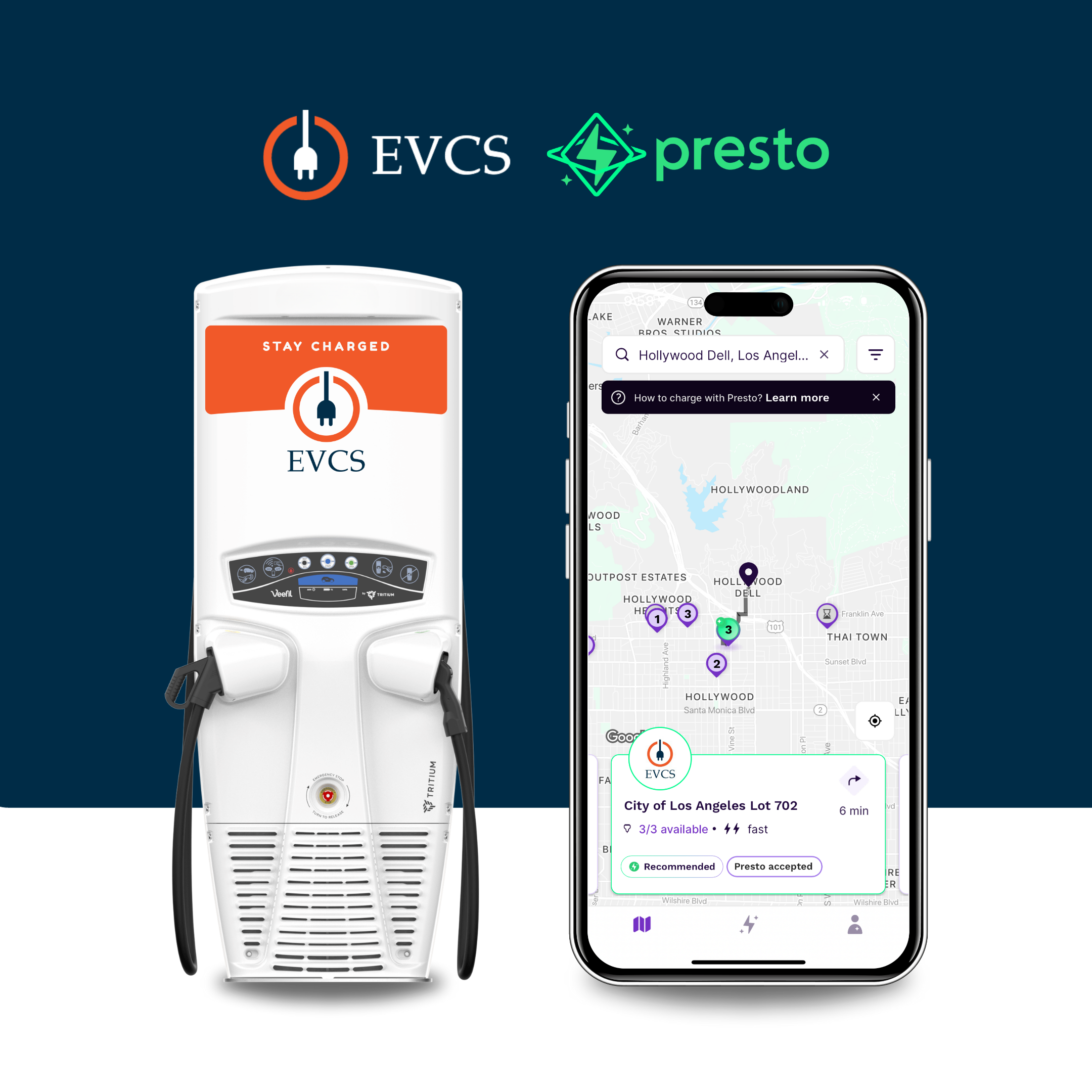 EVCS and Presto Announce Strategic Partnership for Fleet Charging
